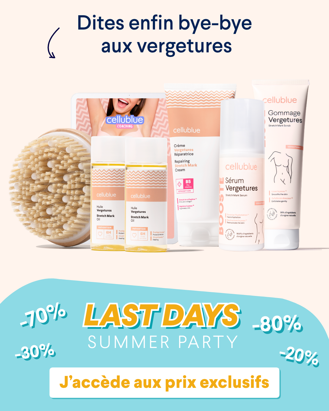 Vergeture de croissance à l'adolescence : causes & solutions - Cellublue