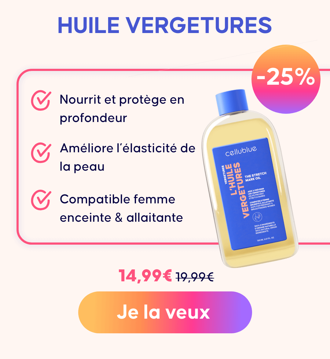 Vergetures rouges : Causes & Solutions pour les enlever - Cellublue